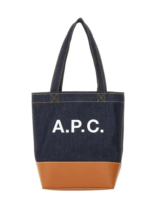 A.p.c. Axel Small Tote Bag - Navy