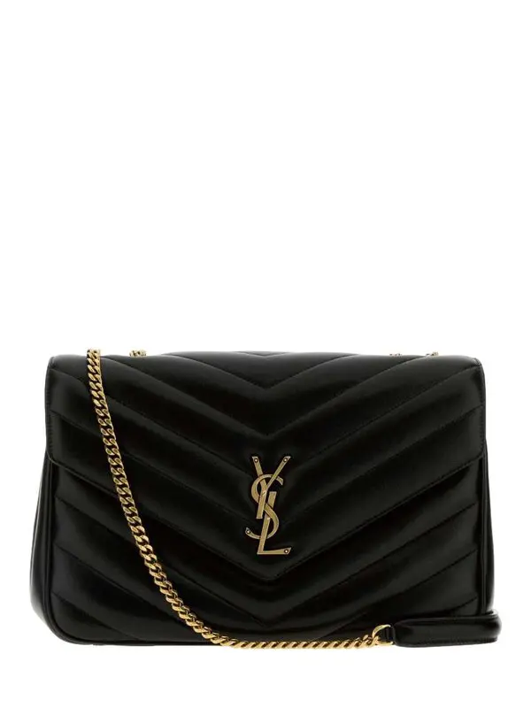 Saint Laurent Large Lou Lou Shoulder Bag - Black