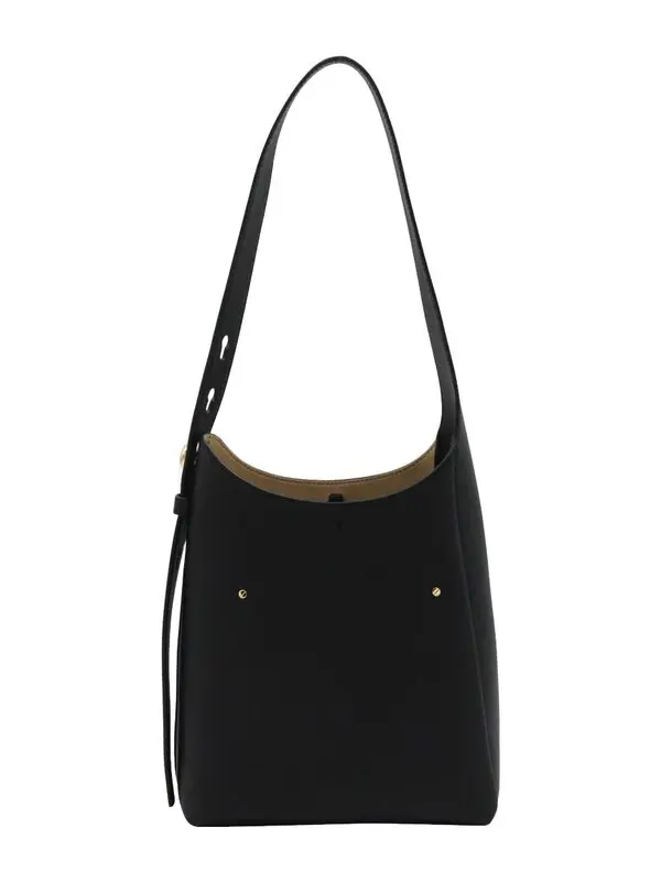 Tory Burch Leather Hobo Shoulder Bag - Black