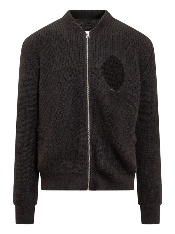 MAISON MARGIELA Knitted Jacket - Black