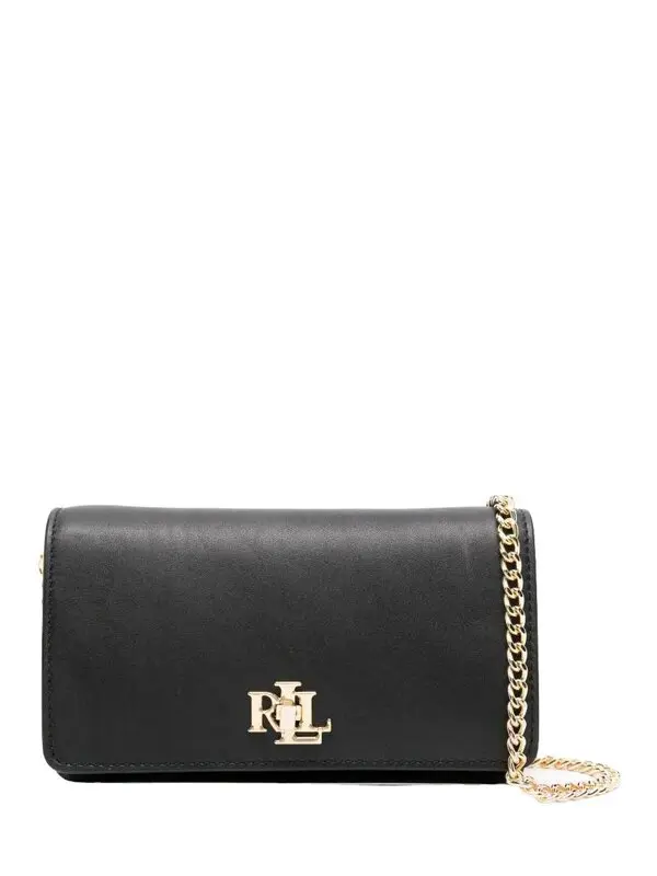 Ralph Lauren Leather Crossbody Bag - Black