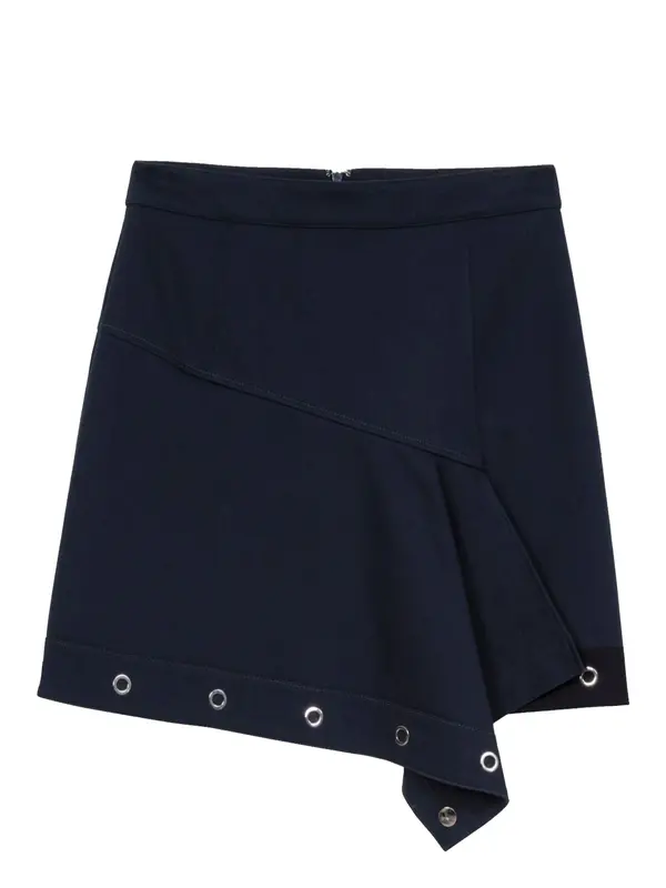 3.1 Phillip Lim Deconstructed Cotton Skirt - Blue