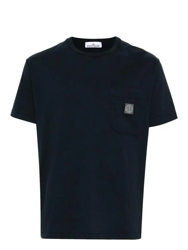 Stone Island Cotton Jersey T-shirt - Blue