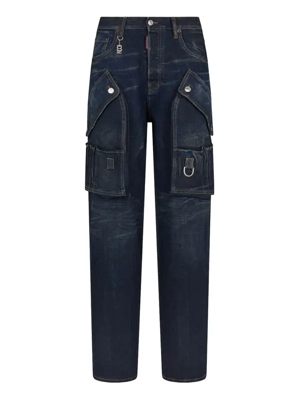 Dsquared2 Boston Cargo-pocket Jeans - Blue