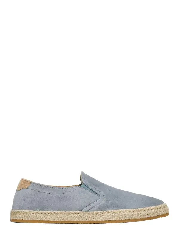 Brunello Cucinelli Almond-toe Suede Loafers - Grey
