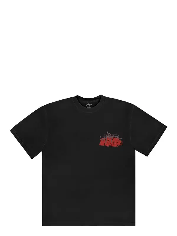 CACTUS JACK BY TRAVIS SCOTT Utopia X Kaws Tee Ii - Black