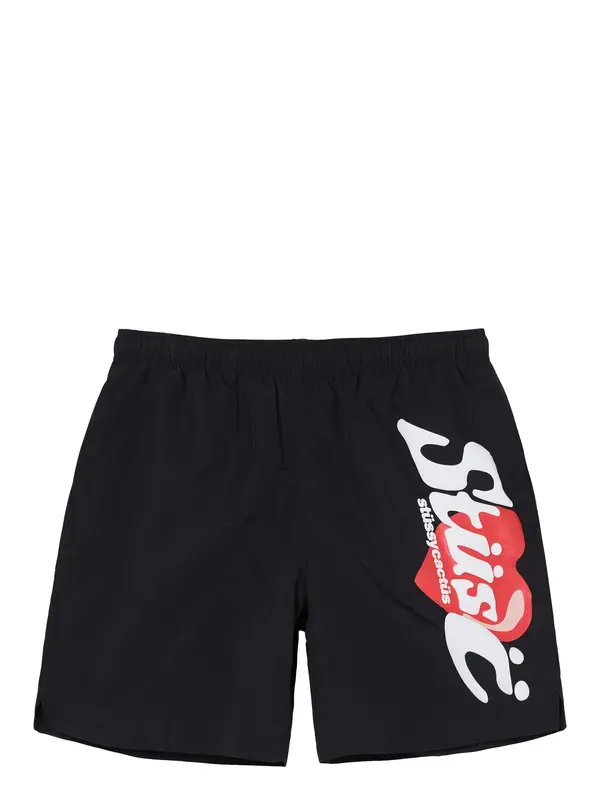 StÜssy X Cactus Plant Flea Market Water Shorts - Black