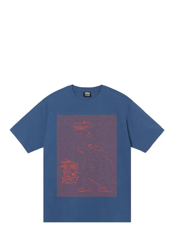 StÜssy Dots & Loops Tee - Blue