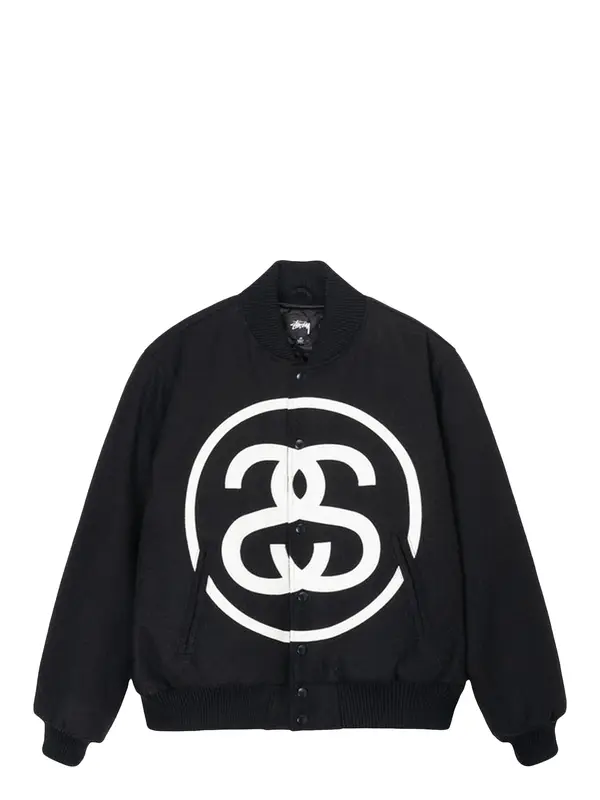 StÜssy Ss-link Varsity Jacket - Black