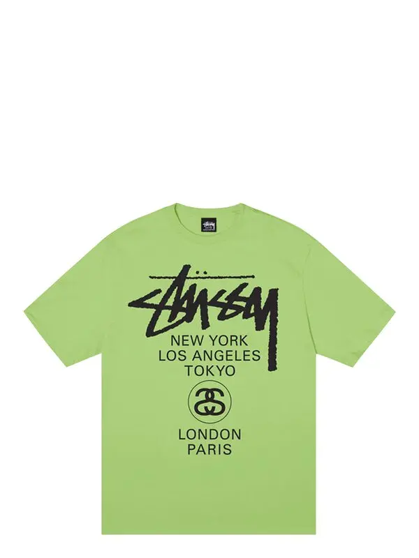 StÜssy World Tour Tee 'tea - Green