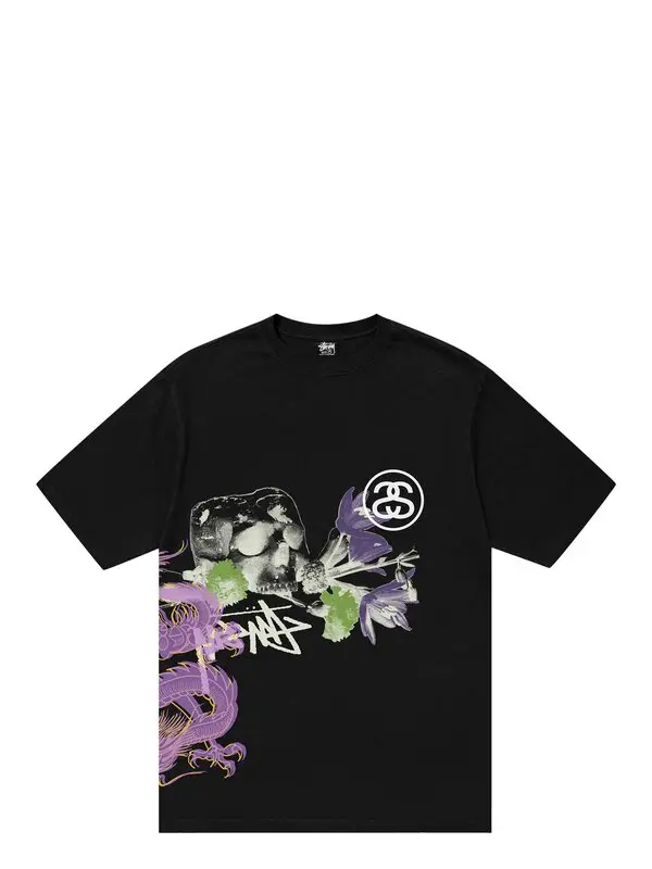 StÜssy Strike Pigment Dyed Tee - Black