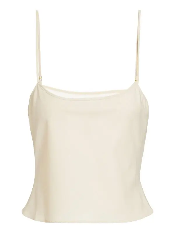 Jacquemus Le Haut Tangelo Stretchwool Camisole - Ivory