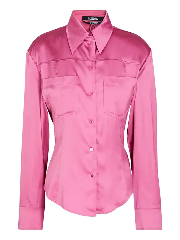 Jacquemus Mentallo Open-back Shirt - Pink