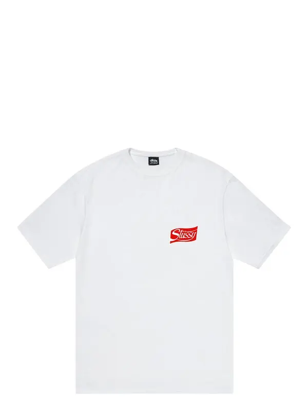 StÜssy Soda Can Tee - White