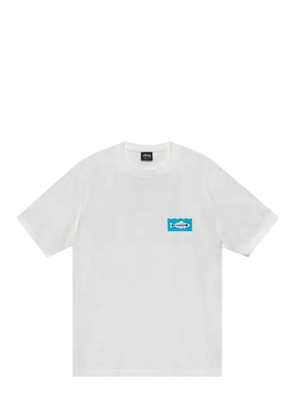 StÜssy Heal The Bay Ocean Pigment Dyed Tee 'natural - White