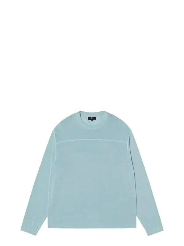 StÜssy Lightweight Football Crewneck - Blue