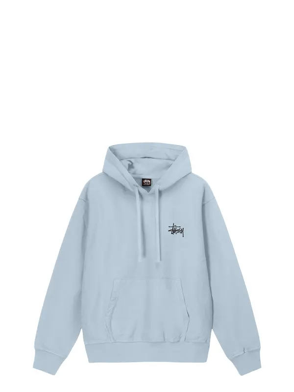 StÜssy Basic Pigment Dyed Hoodie - Blue