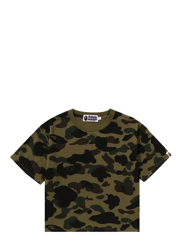 A BATHING APE 1st Camo Mini Tee - Green