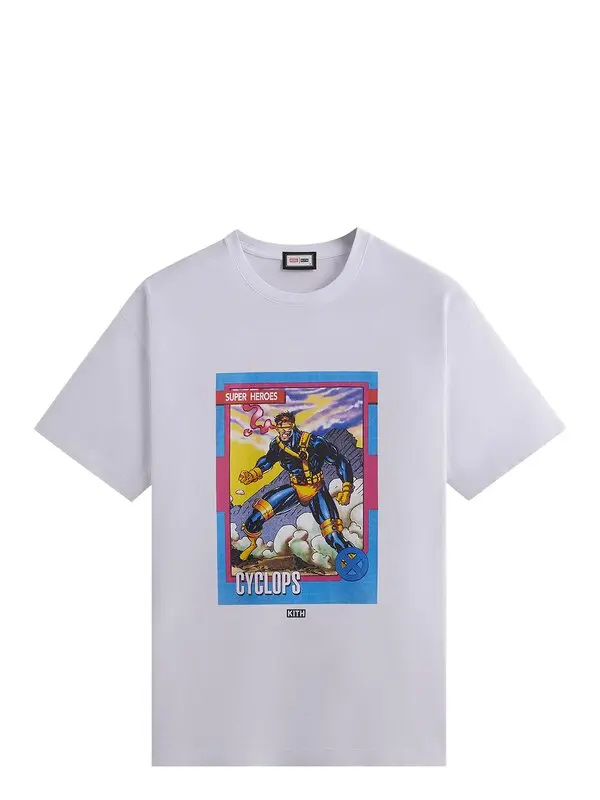 Kith For X-men Cyclops Card Vintage Tee - White