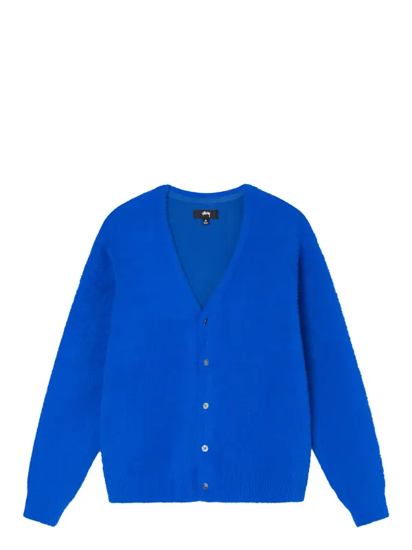StÜssy Shaggy Cardigan - Blue