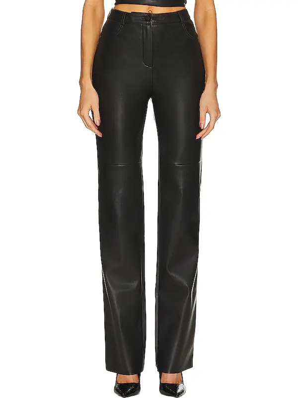 CULTNAKED Killa Faux Leather Trousers - Black