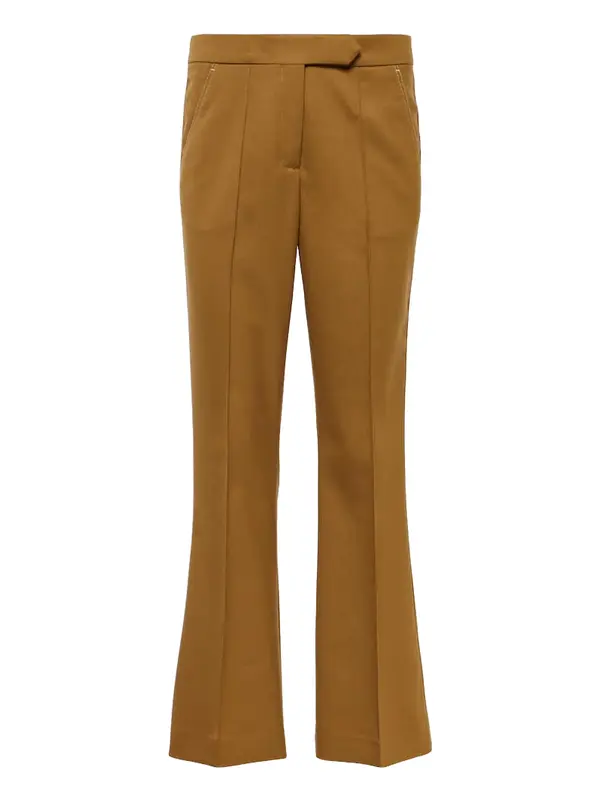 Dorothee Schumacher High-rise Wide-leg Pants - Green