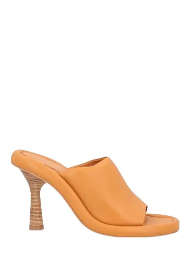 PALOMA BARCELO Sandals In Leather - Yellow