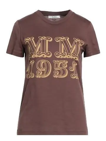 Max Mara Cotton Jersey T-shirt - Brown
