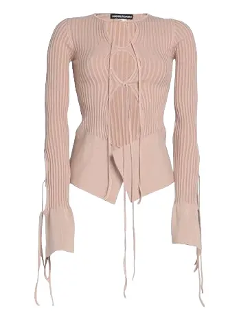 ANDREĀDAMO Knitted Cardigan - Beige