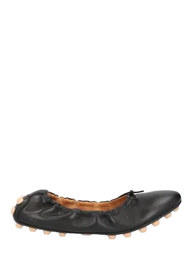 TOD'S Ballet Flats In Leather - Black