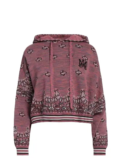 Amiri Knitted Hooded Sweater - Pink