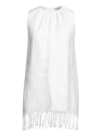 Max Mara Linen Top - White