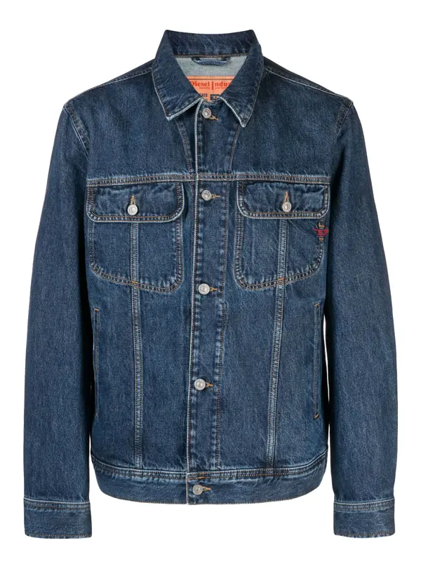 Diesel D-barcy Denim Jacket - Blue