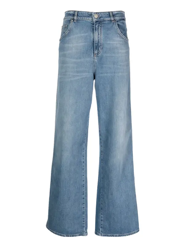 Blumarine Mid-rise Boyfriend Jeans - Blue