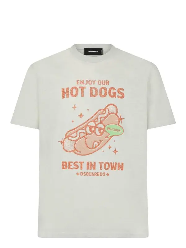 Dsquared2 Graphic-print Crew-neck T-shirt - White