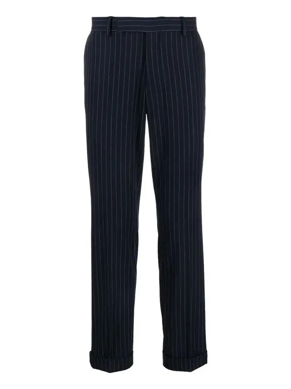 Polo Ralph Lauren Pinstripe Slim-leg Trousers - Blue