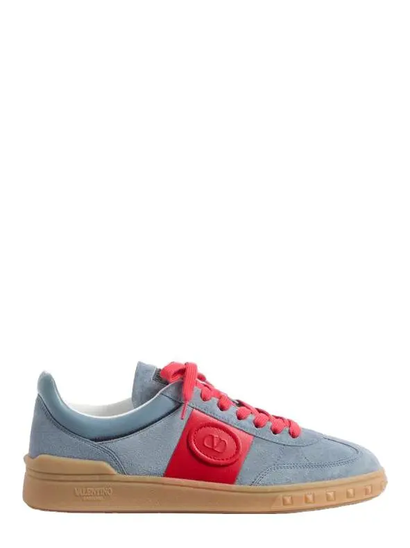 Valentino Garavani Upvillage Low-top Trainer - Grey/coral/black