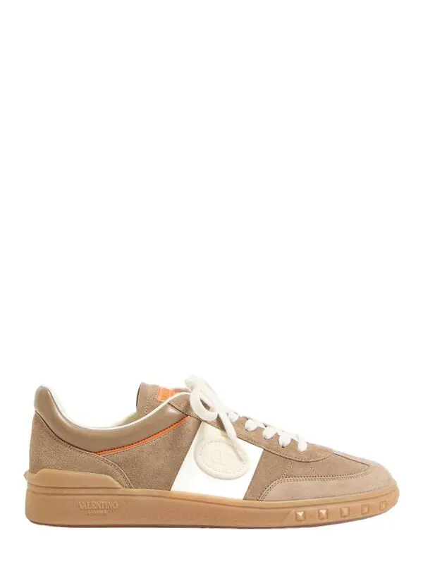 Valentino Garavani Upvillage Low-top Trainer - Khaki/ivory