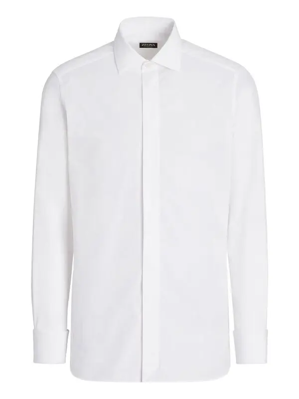 Zegna Trofeo Silk Shirt - White