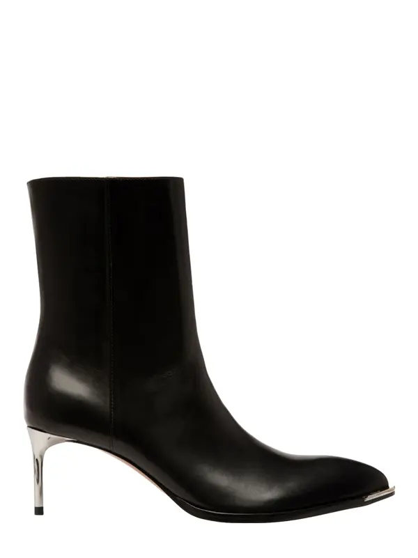 Bally Hanika Leather Ankle Boots - Black