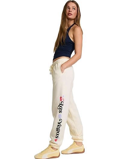 Pink Campus Fleece™ Sweatpants - Beige