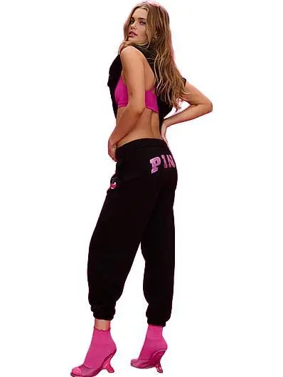 Pink Campus Fleece™ Sweatpants - Black