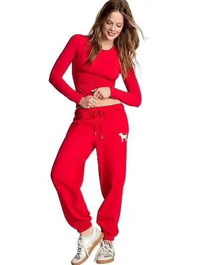 Pink Campus Fleece™ Sweatpants - Red