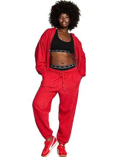 Pink Campus Fleece™ Sweatpants - Red