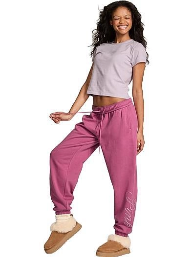Pink Campus Fleece™ Sweatpants - Red
