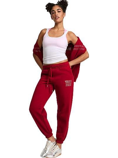 Pink Campus Fleece™ Sweatpants - Red