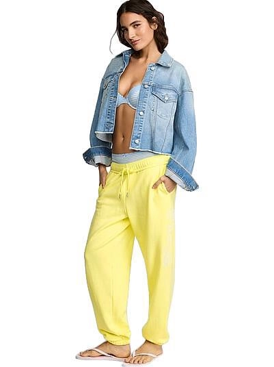 Pink Campus Fleece™ Sweatpants - Yellow