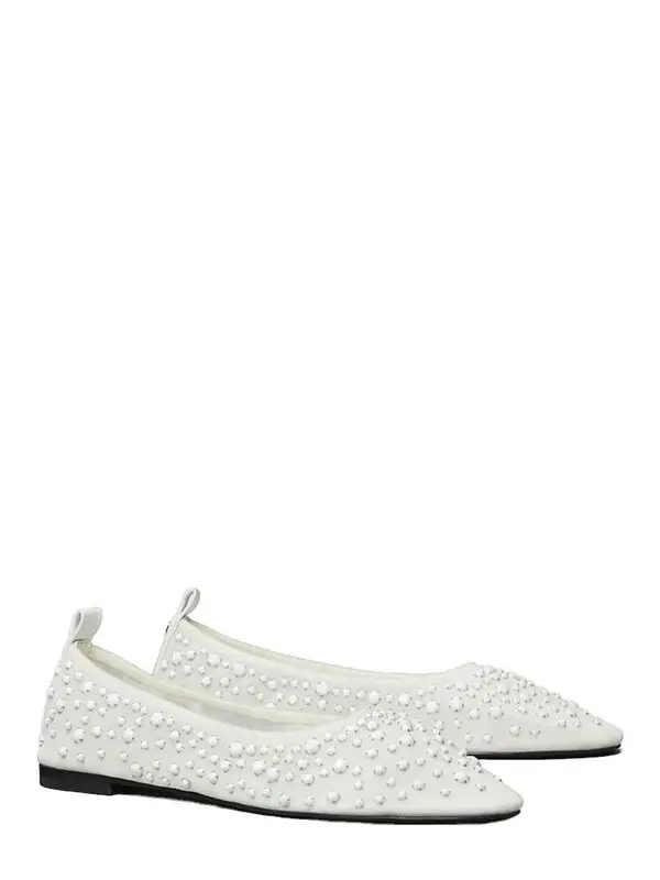 Tory Burch Crystal Ballet - Optic White