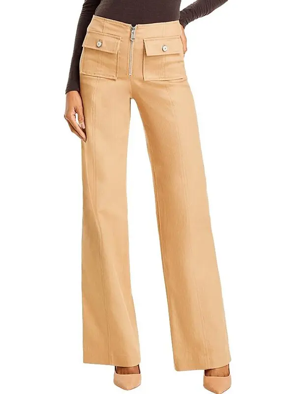Cinq À Sept Long Wide Leg Trousers - Sahara