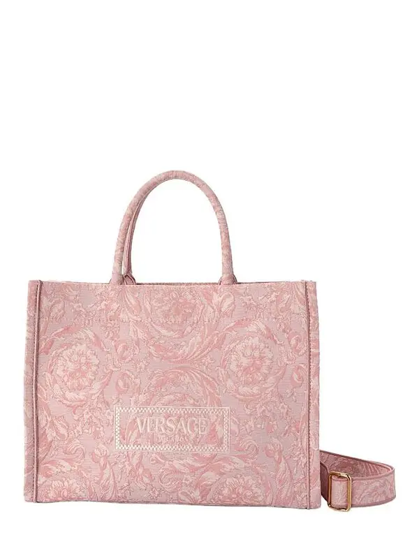 Versace Athena Large Tote - Pale Pink